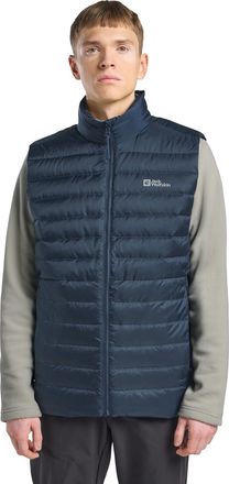 Jack Wolfskin Herren Pilvi Down Vest M Rds Daunenweste, Midnight Sky, XXL EU