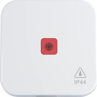 OPUS 1 Wippe mit roter Linse Farbe alpinwei&szlig;