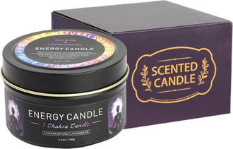 Generico Energie-Reinigungskerze: Soja-Duftkerzen, energetische Duftkerze f&uuml;r Meditation, beruhigende und entspannende Kerzen mit nat&uuml;rlichem Duft, f&uuml;r Schlafz