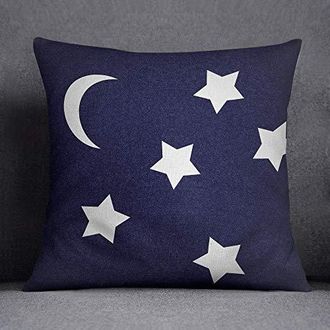 Bonamaison Le Jardin du Lin Kissenhüllen, Cotton, Mehrfarbig, 45x45