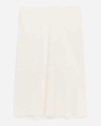 Arket Midirock Aus Chiffon -Wei&szlig;