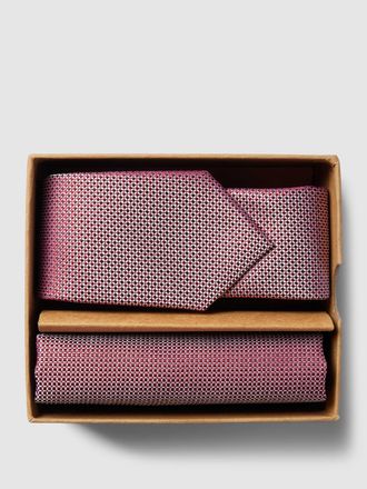 Prince Bowtie Krawatte und Einstecktuch im Set aus reiner Seide