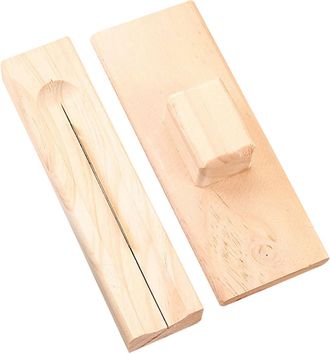 Generic 18 cm Kastanienöffner - Kastanienknacker, Kastanienschäler | Manuelles Kastanienschälwerkzeug aus Holz, Multifunktionaler Nussknacker für Küche, Prakt