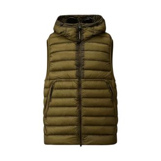 C.P. Company C.p. Company, Homme, Sport, Vert, Taille: S D.d. Shell Goggle Down Gilet
