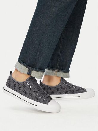 Guess Sneakers aus Stoff FMJCLI FAL12 Grau