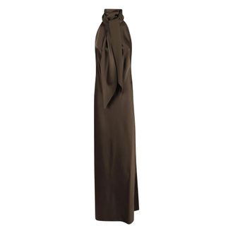 Ralph Lauren Chilton &Auml;rmelloses Abendkleid - - Dresses - Damen - Braun - S