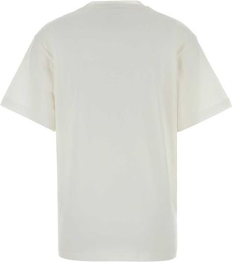 Gucci Logo-Embroidered Cotton T-Shirt - White