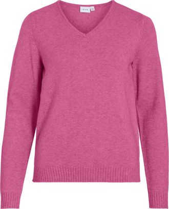 Vila Viril V-Neck L/S Knit Top - Noos