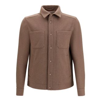 Herno Druckknopfjacke - - Jackets - Herren - Braun - M