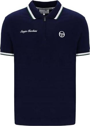 Sergio Tacchini Nanto Polo semi-zipp&eacute; Bleu marine, Bleu marine, Taille L