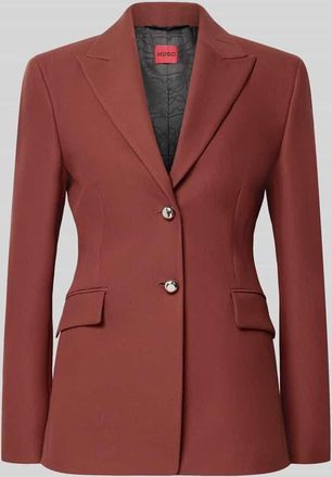 HUGO BOSS Regular Fit Longblazer mit Viskose-Anteil Modell Asmalla