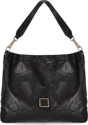 Campomaggi Femme, Sacs, Noir, Taille: ONE Size Carla L Shoulder Bag