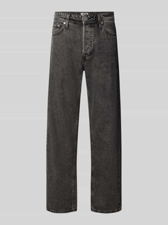 Jack & Jones Straight Fit Jeans aus reiner Baumwolle Modell Eddie