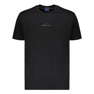 Paul & Shark Baumwoll-Rundhals-T-Shirt - - Tops - Herren - Schwarzk - M