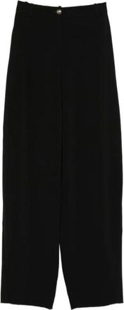 Elisabetta Franchi Femme, Pantalons, Noir, Taille: 36 FR Wide Pantalons