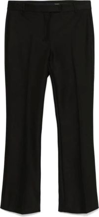 Max Mara Femme, Pantalons, Noir, Taille: 36 FR Fatina Cropped Pantalons