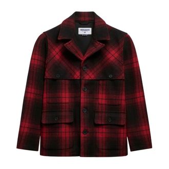 Sebago Ranger Check Jacke - - Jackets - Herren - Rot - XL