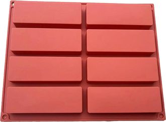 Generic Silikon-Schokoladenform, Schokoladenriegelform | Antihaft-Silikon-Backformen, 8 Mulden, Schokoladenform f&uuml;r die Herstellung von Kuchen, multifunktiona