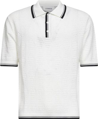 Laneus Homme, Tops, Beige, Taille: S Polo en maille