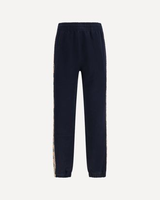 Burberry Jogging Pants feature signature Burberry Check tape along the sides Male M