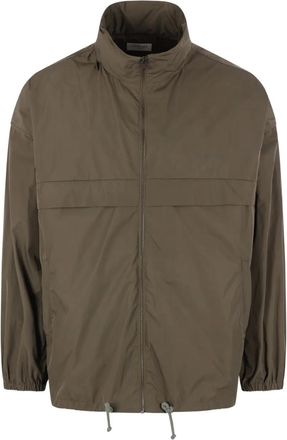 Saint Laurent Mantel mit Rei&szlig;verschluss - Braun