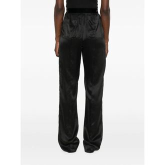 Tom Ford Silk Satin Trousers - Black