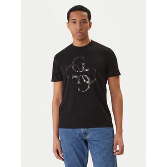 Guess T-Shirt M6RI03 I3Z14 Schwarz Regular Fit