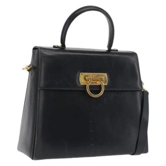 Ferragamo Sac &agrave; main Pre-owned - Femme - Pre-owned - Bleu - Taille: ONE Size
