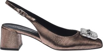 Baldinini Hohe Schuhe - SLINGBACK BALDININI - Gr. 36,5 (EU) - in Kupfer - für Damen