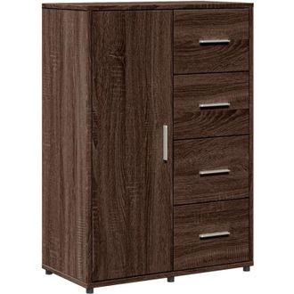 vidaXL Sideboard Braun Eichen-Optik 60x31x84 cm Holzwerkstoff - Vidaxl