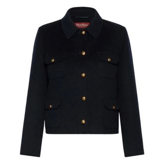 Max Mara Damen, Jacken, Blau, LGr&ouml;&szlig;e