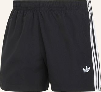adidas Originals Adidas Originals 3-Streifen Badeshorts schwarz