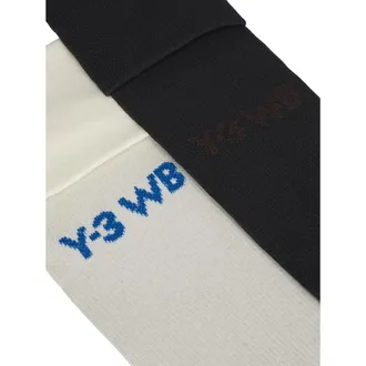 adidas Logo-Contrast Polyamide Crew Socks - Black