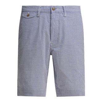 Polo Ralph Lauren Homme, Shorts, Bleu, Taille: W31 Short Bermuda Slim &agrave; Rayures Bleues