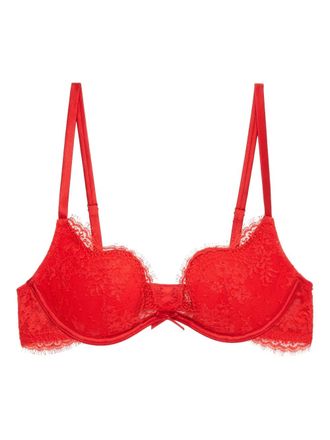 Fleur du Mal soutien-gorge en U Frankie en dentelle - Rouge