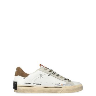 Crime London Homme, Chaussures, Blanc, Taille: 43 EU Baskets D&eacute;structur&eacute;e