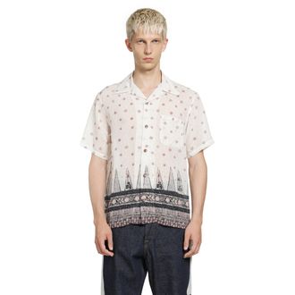 KAPITAL Sheer Sarasa Calico Short Sleeve Shirt