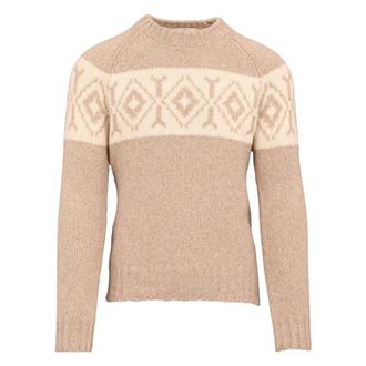 Gran Sasso Rundhals-Strickware - - Knitwear - Herren - Beige - 3XL