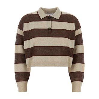Brunello Cucinelli Damen, Strickwaren, Braun, XSGr&ouml;&szlig;e