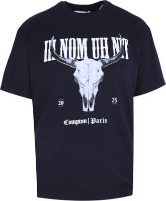 Ih Nom Uh Nit T-Shirt mit Totenkopf-Print - Blau