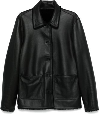 DESA 1972 Jacke aus Faux Shearling - Schwarz