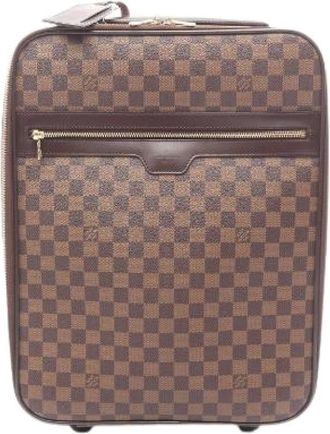 Louis Vuitton unisex, Pre-owned, Brun, Taille: ONE Size Pre-owned Pegase 45 Damier Trolley