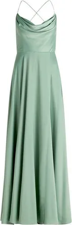 Vera Mont Abendkleid Damen mit Wasserfallausschnitt Material