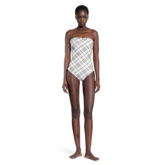 Burberry Frilled check Swimsuit