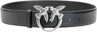 Pinko Pinko, Femme, Accessoires, Noir, Taille: S Love Birds Belt
