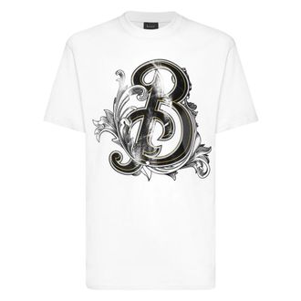 Billionaire Boys Club Homme, Tops, Blanc, Taille: S T-Shirt Col Rond Logo Lettrage