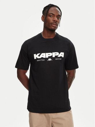 Kappa T-Shirt Nhisso 351S5MW Schwarz Regular Fit