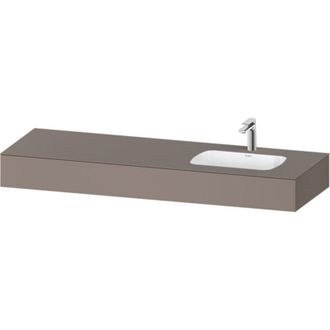 Duravit Qatego Einbauwaschtisch mit Konsole, 1600x550x170mm, - Duravit