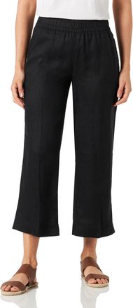 s.Oliver Black Label Womens 2134968 Hose lang, Wide Leg, schwarz 9999, 36