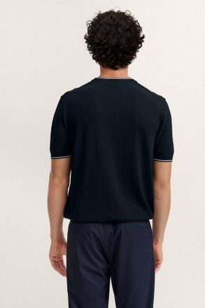 Bugatti T-Shirt Regular Fit mit Rundhals aus Viskose-Mix